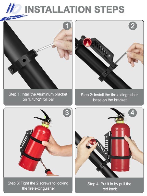 Quick Release UTV Fire Extinguisher Mount Kits (B0DB1TMWQL) | sxs ...